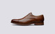 Bert | Mens Shoes in Tan Leather with Leather Sole | Grenson Shoes